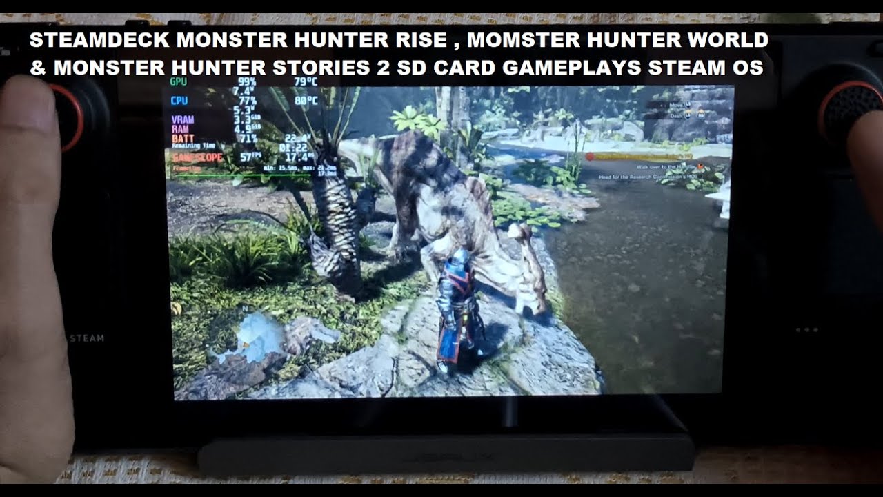 Steam Deck Monster Hunter Rise , World & Stories 2 Wings of Ruin SD ...