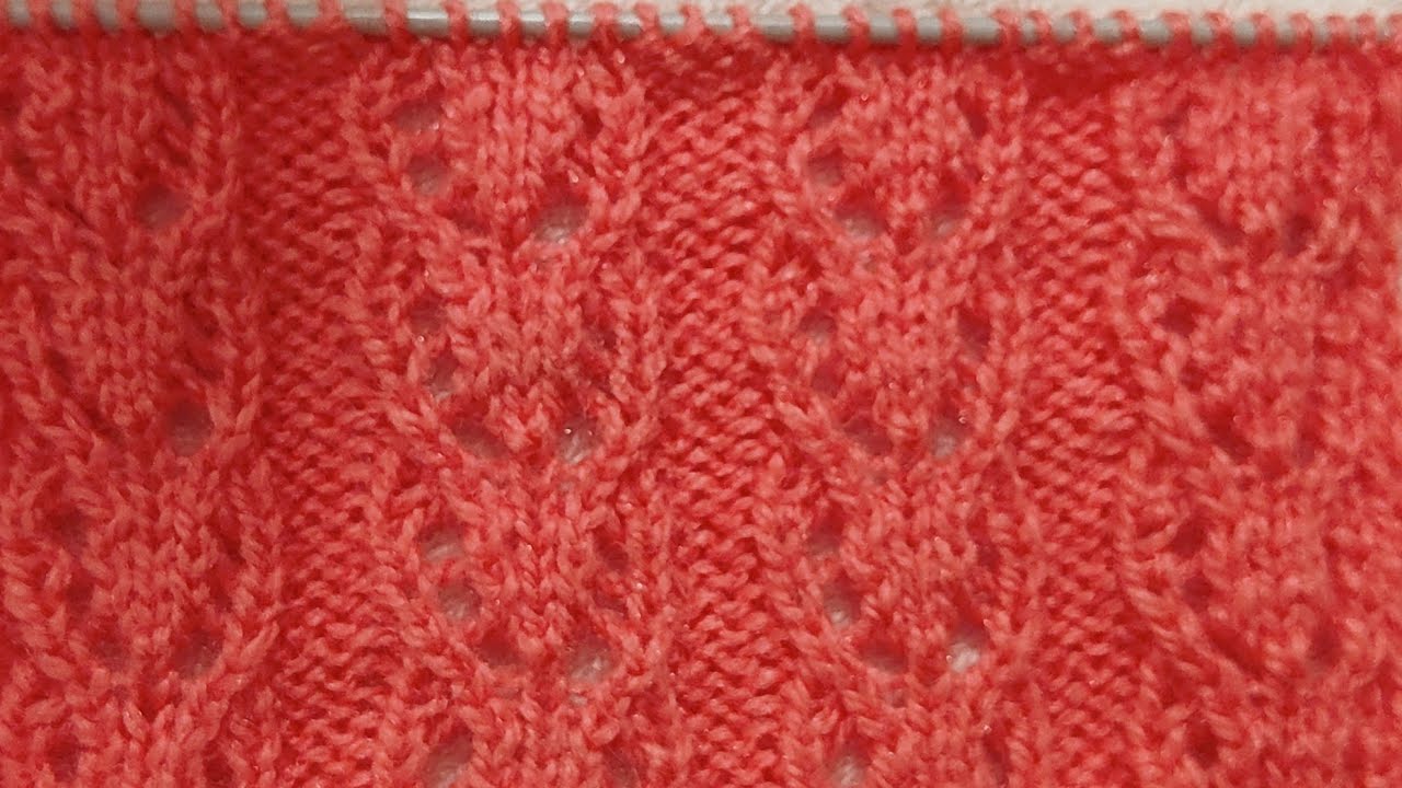 बहुत खूबसूरत जालीदार 🧶बुनाई पैटर्न Very beautiful openwork🧶knitting pattern - YouTube