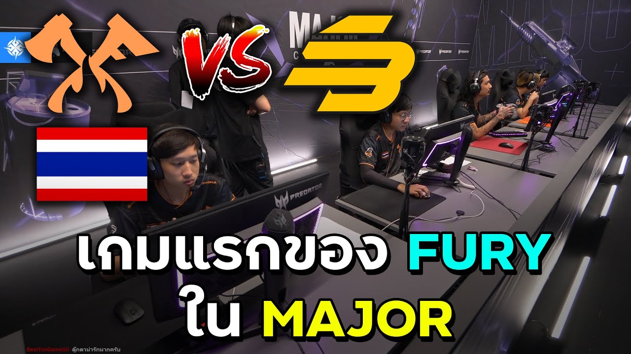 ดูแข่งทีมไทย FURY vs SANDBOX Gaming bo1 - BLAST R6 Major Copenhagen ...