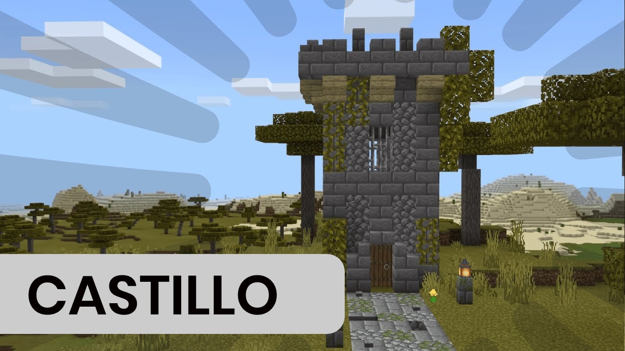 COMO CONSTRUIR UN CASTILLO FACIL EN MINECRAFT - YouTube