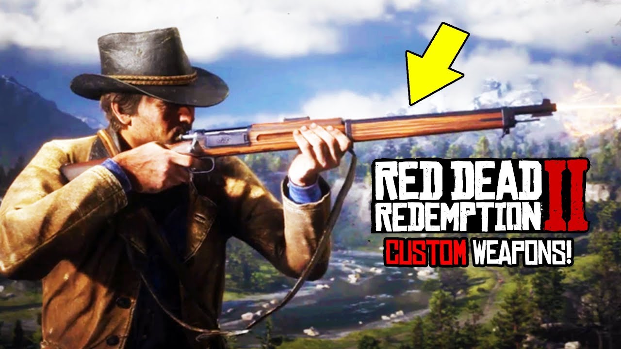 *NEW* Red Dead Redemption 2 CUSTOM WEAPONS! New RDR2 info! - YouTube