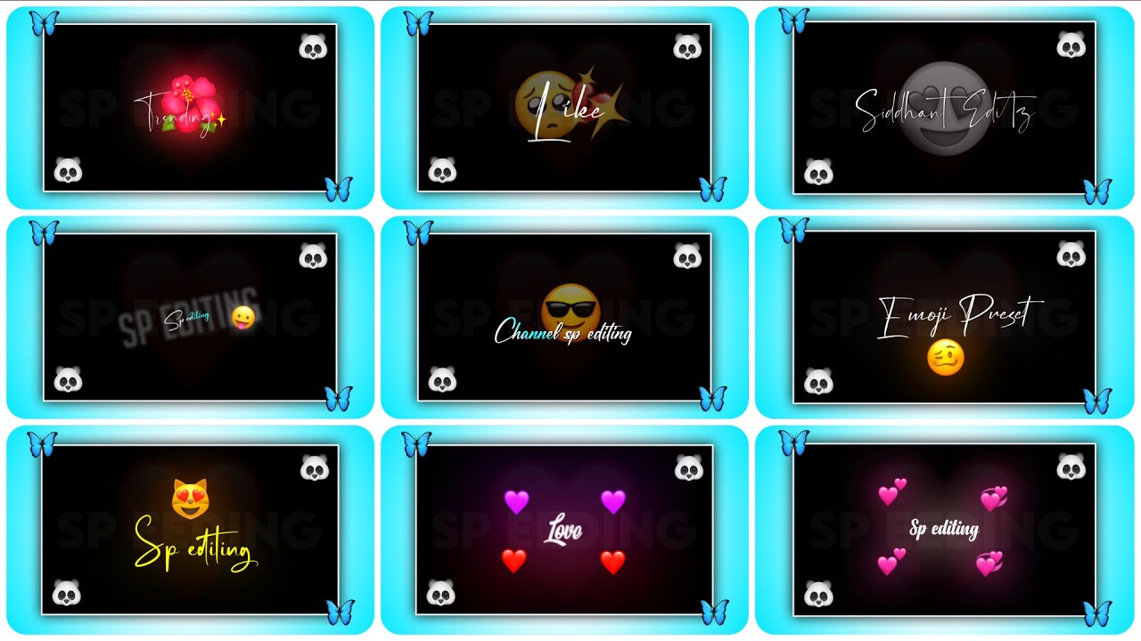 Emoji animation | after effects | SP EDITING - YouTube