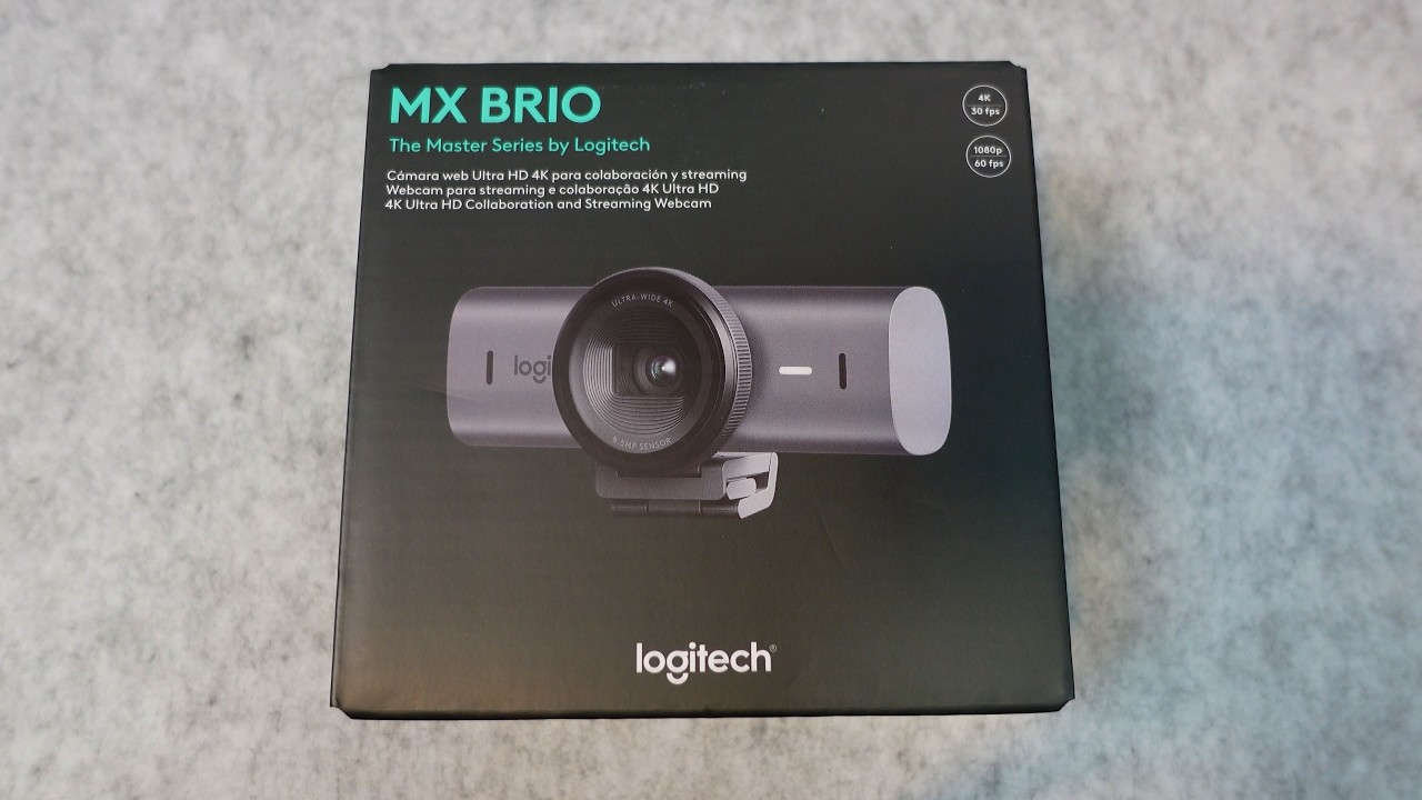 WEBCAM LOGITECH MX BRIO 705 4K - Unboxing Impressões - YouTube