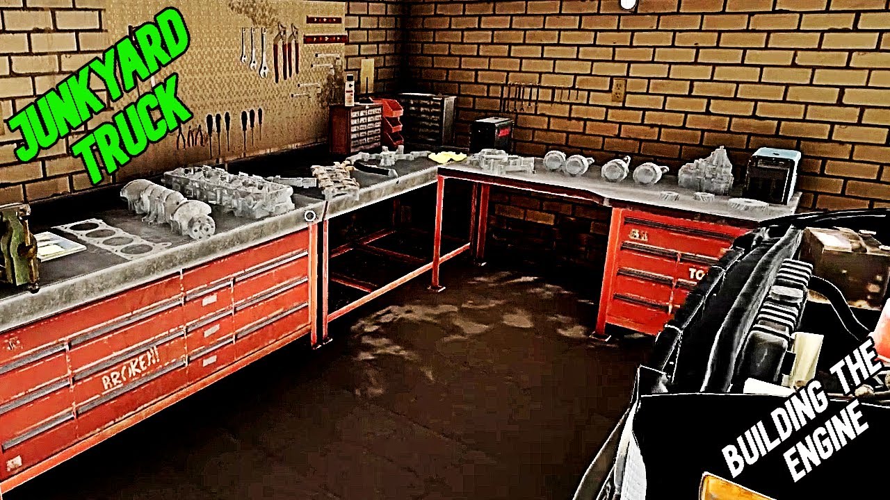 JUNKYARD TRUCK EP#7 - BUILDING THE ENGINE - YouTube