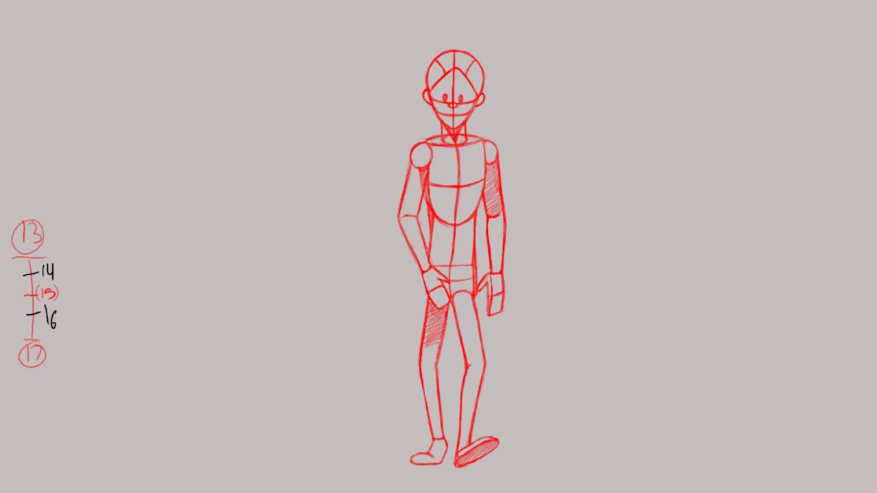 Front walk cycle #1 on 2's - YouTube