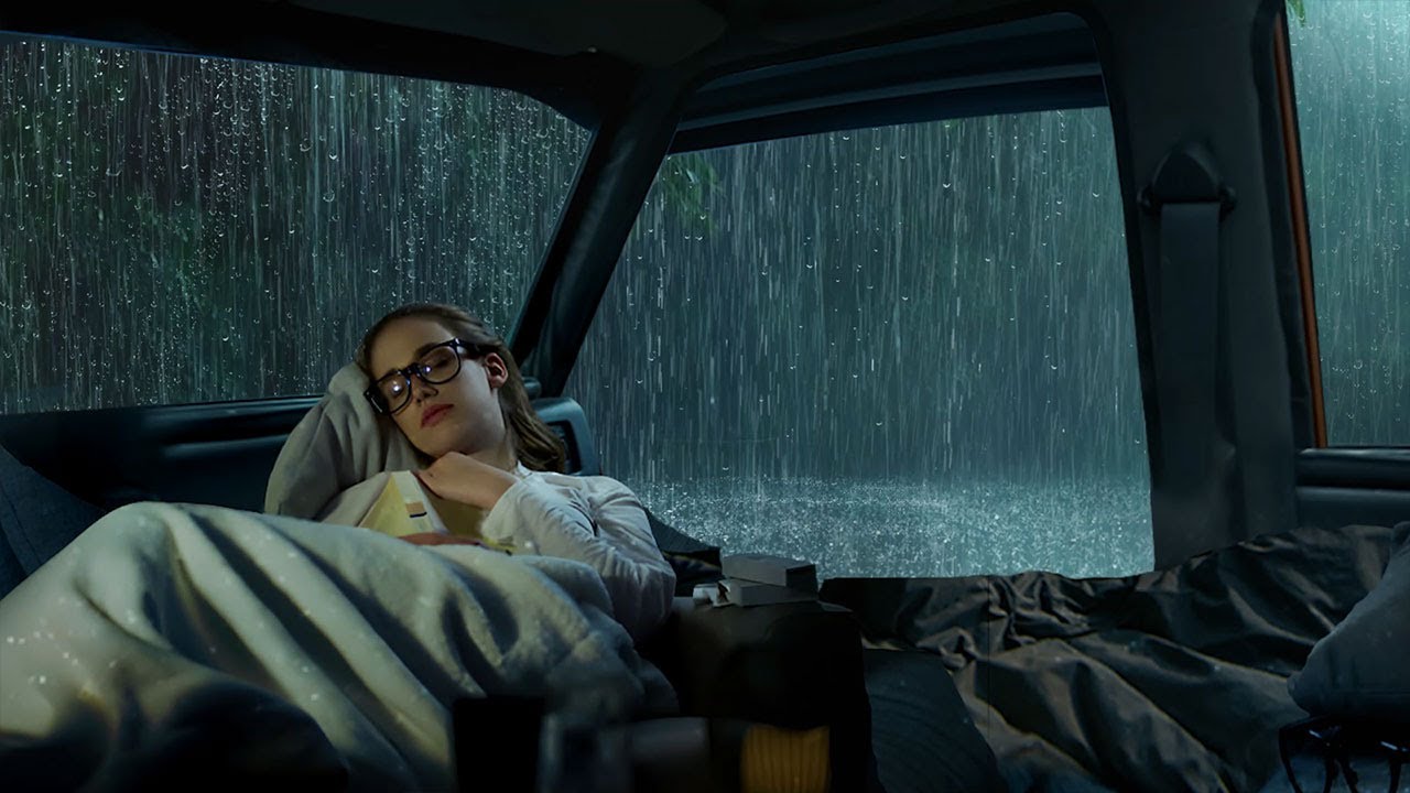 Camping in the rain | Lulled you to sleep with raindrops outside the ...