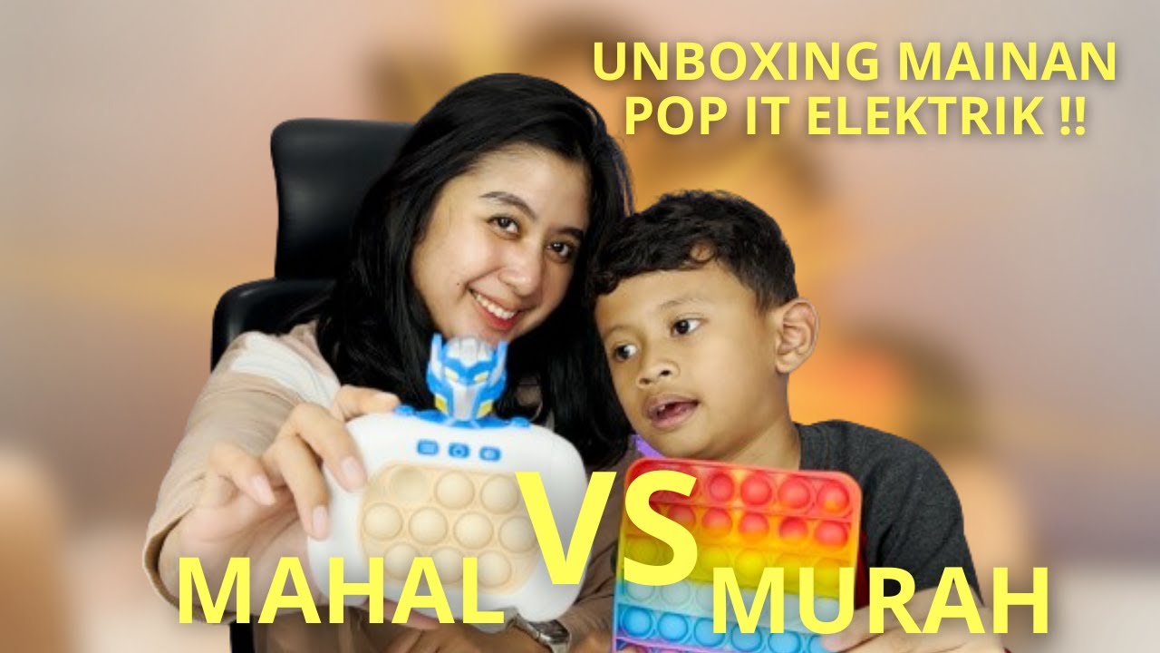 UNBOXING MAINAN POP IT ELECTRIC VIRAL - YouTube