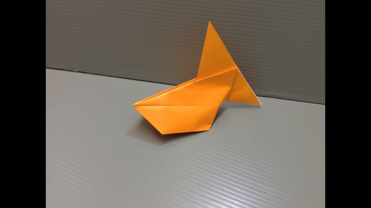 Daily Origami: 151 - Goldfish - YouTube