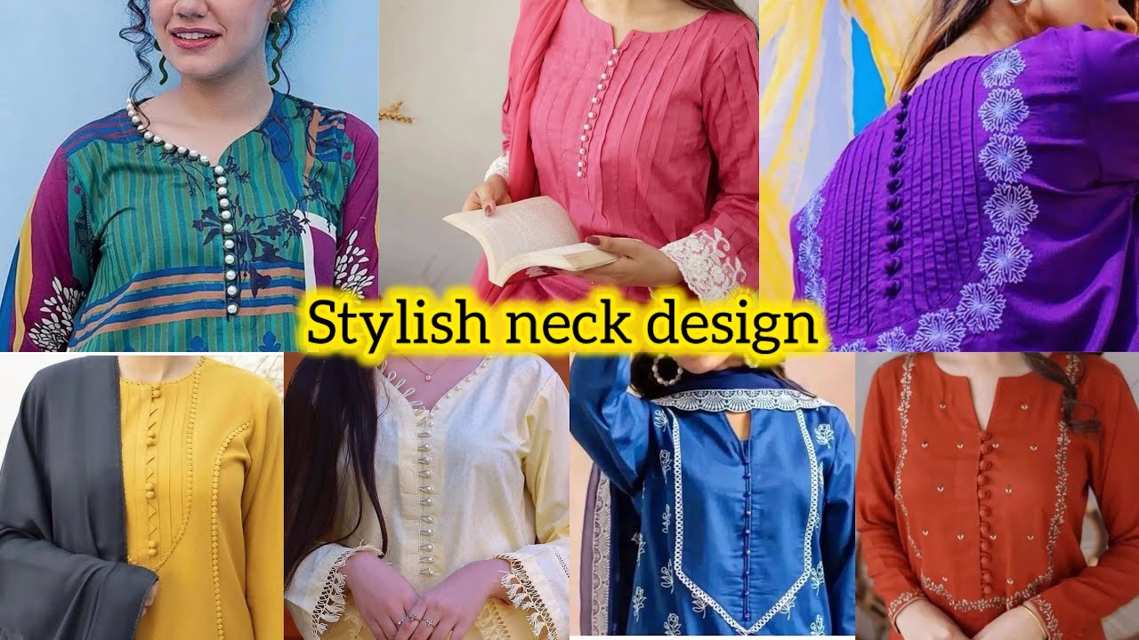 Stylish neck design 2024| beautiful neck design for summer dress ...
