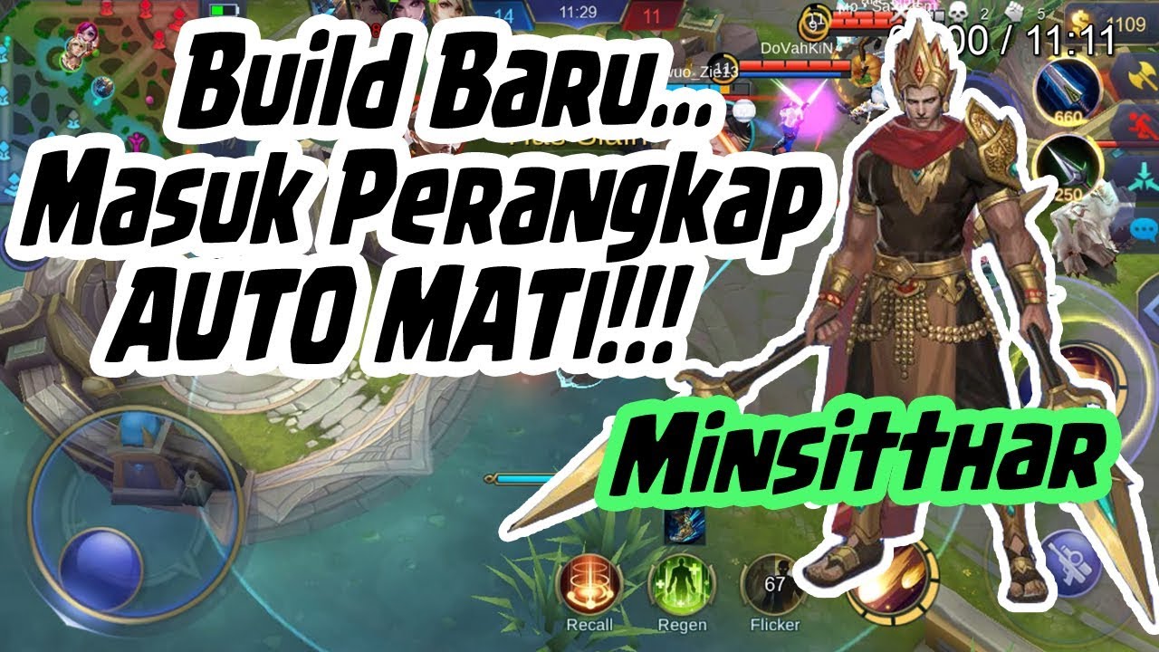 Mobile Legends ¤ Minsitthar Build Baru… Masuk Perangkap AUTO MATI ...