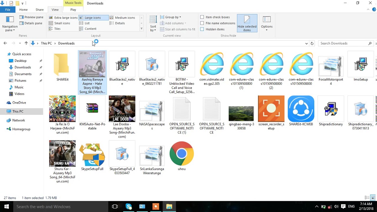 how to hidden any items in windows 10 - YouTube