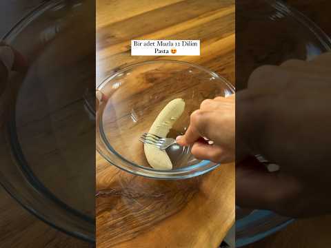 Bir Muzla 12 Dilim Pasta mı? Az malzemeli pratik mozaik pasta! #pasta #mozaikpasta #tatlı #beslenme