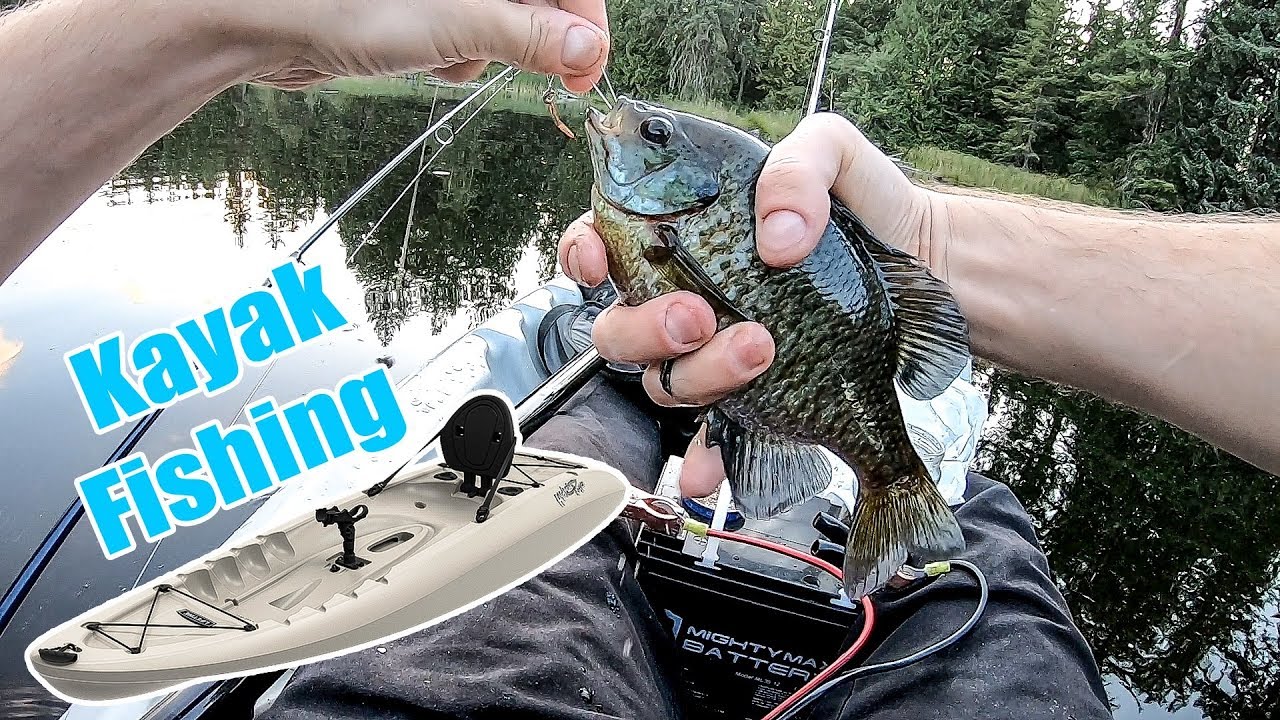 What's it like fishing on kayak with trolling motor (Lifetime Hydro 8'5 ...