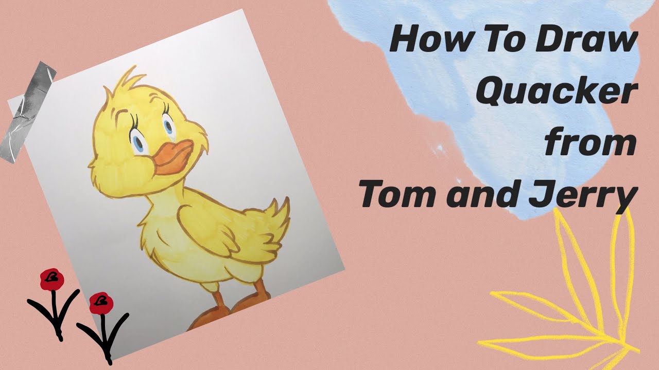 How To Draw Quacker from Tom and Jerry | art for kids - YouTube
