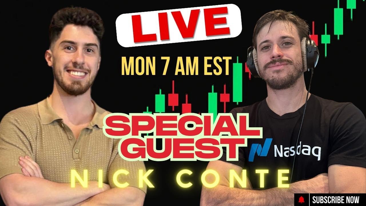 Tradeify Give Away | Special Guest Nick Conte | Day Trading LIVE | 5/6 ...