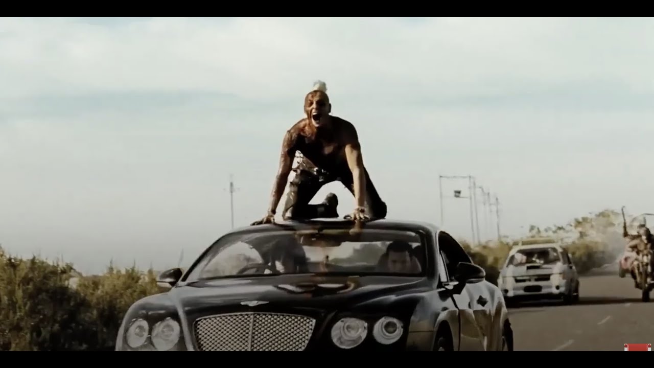 Doomsday high speed chase battle through a landscape that has become a ...