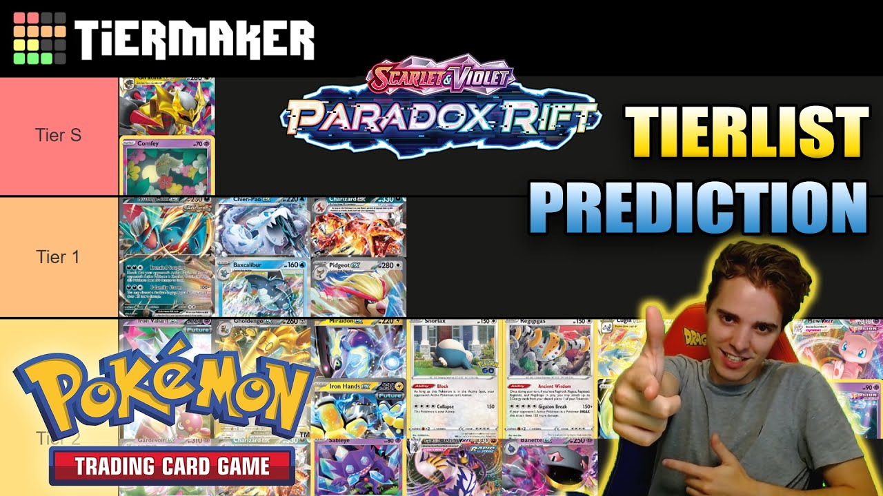 UPDATED TIERLIST - ALL BEST DECKS WITH PARADOX RIFT (Pokemon TCG) - YouTube
