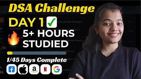 45 Days DSA Striver's A2Z SDE Sheet Challenge - YouTube