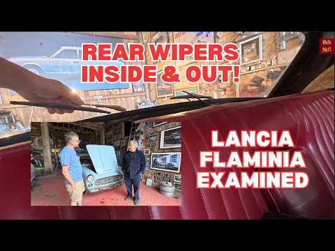 These wipers are INSANE! Why? Lancia Flaminia Berlina, with Martin Buckley and The Old Car Lady