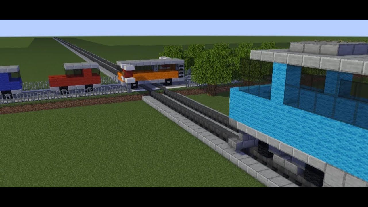 Minecraft Animation - Train crash Szene 3 - YouTube