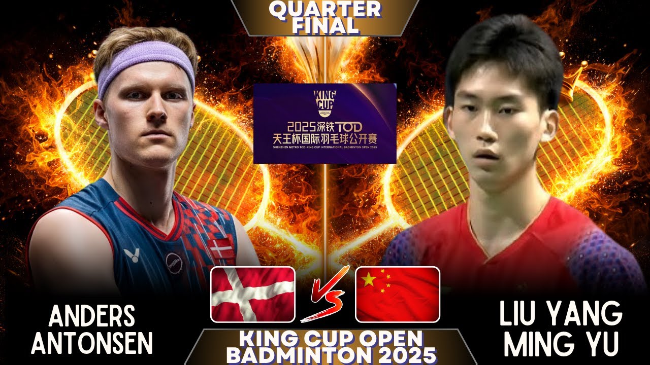 🔥WHAT A MATCH🔥 Anders ANTONSEN (DEN) vs LIU Yang Ming Yu (CHN ...