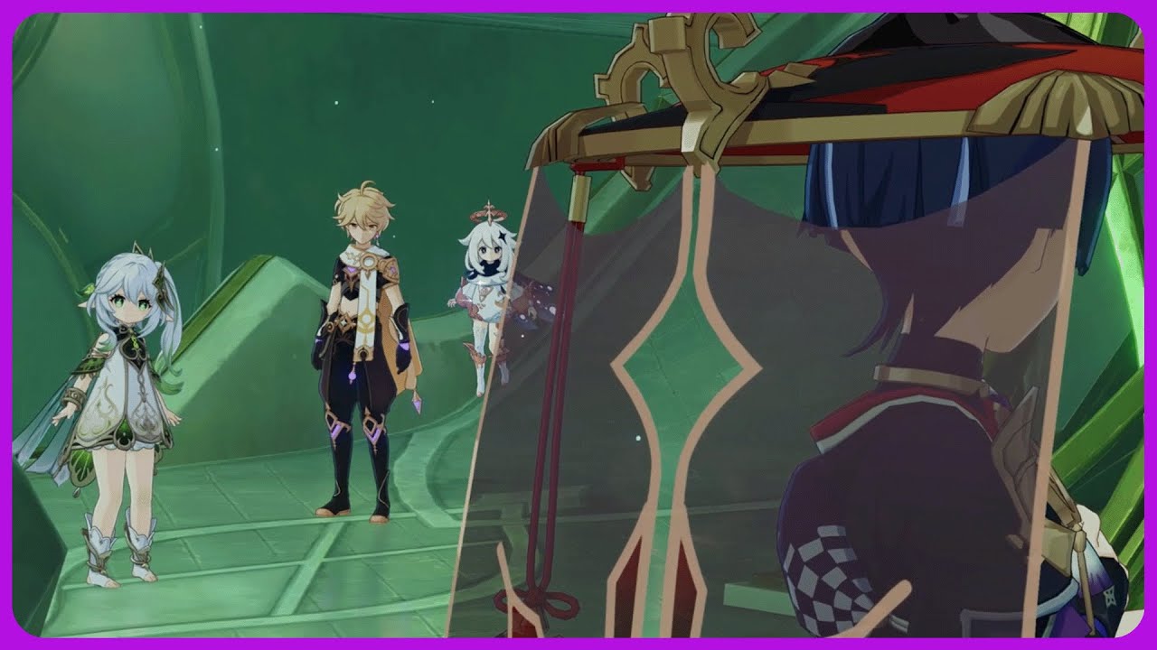 Scaramouche, Aether and Nahida form a pact - Genshin Impact 3.3 - YouTube