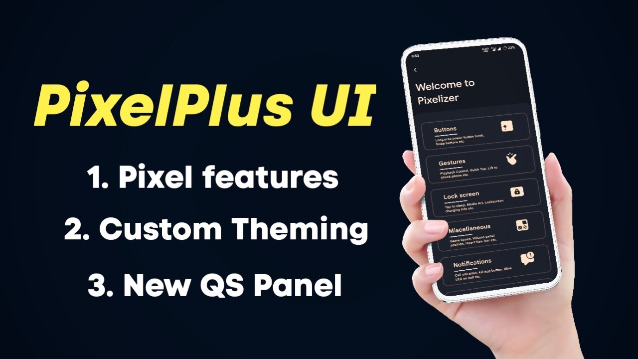 OFFICIAL PixelPlusUI V5.2 is here - FINALLY a Real PIXEL ROM - YouTube