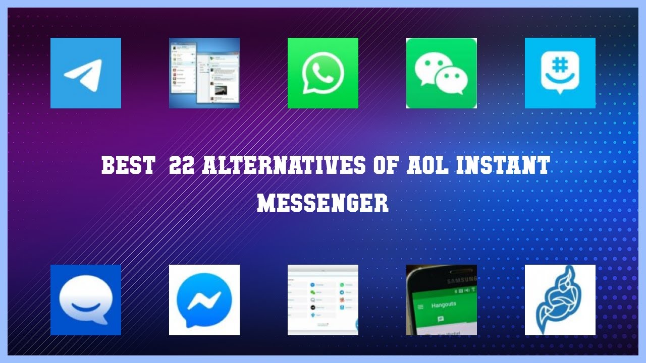 AOL Instant Messenger | Best 22 Alternatives of AOL Instant Messenger ...