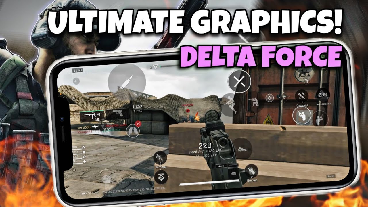 Delta Force Mobile Ultimate Graphics iPhone 11 Performance Test - Can ...