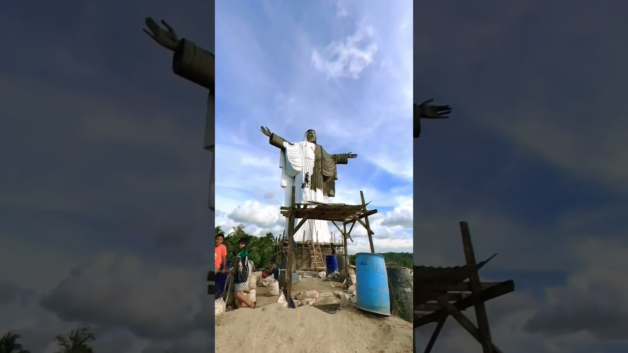 Sacred Heart Statue In Samar