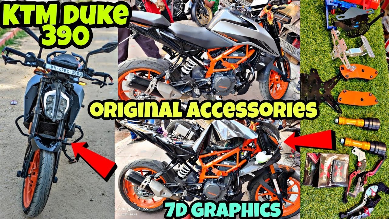 Ktm duke 390 modified | Ktm duke 390 7d carbon fibre graphics | Ktm ...