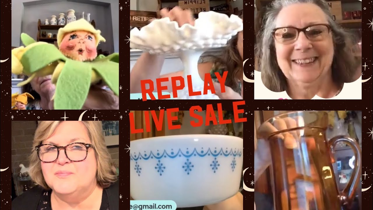 Replay-Live Sale Great items! - YouTube