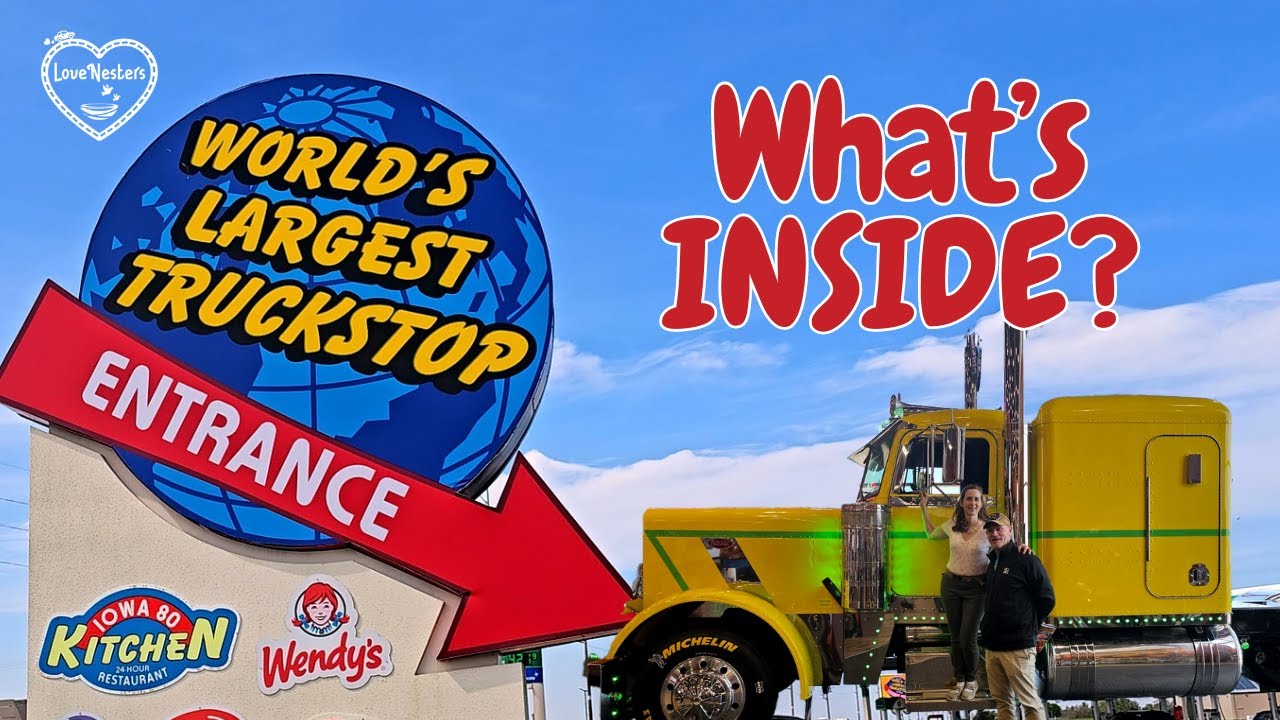 What's inside the World's Largest Truck Stop? - Iowa 80 - YouTube