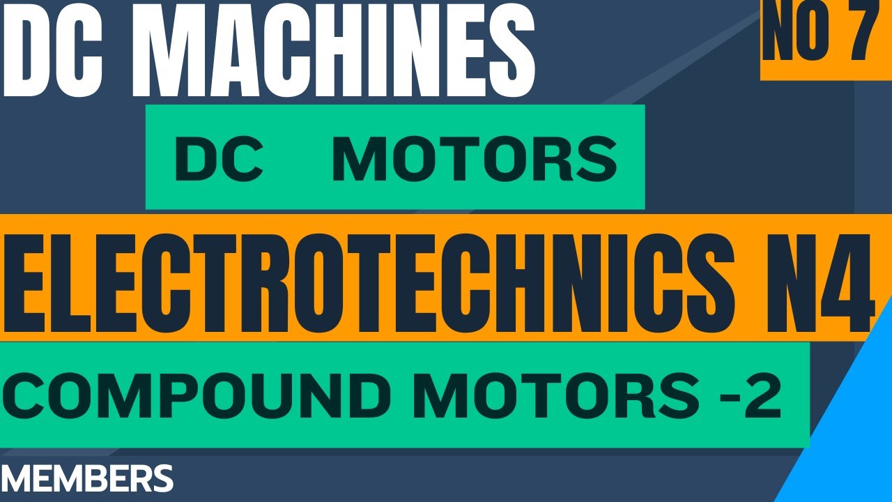 Electrotechnics N4 DC Motors - Compound Motors Calculations Activity 2 ...