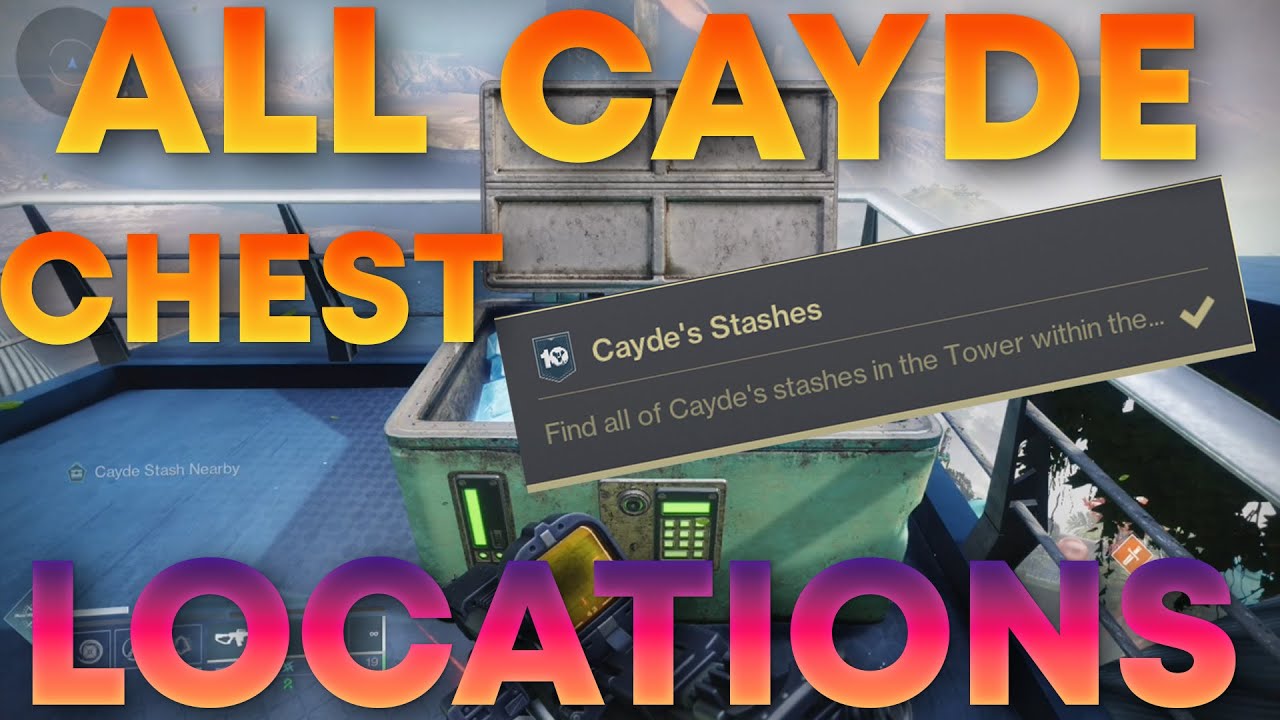All Cayde's Stash Location Guide [Destiny 2 10th Anniversary] - YouTube