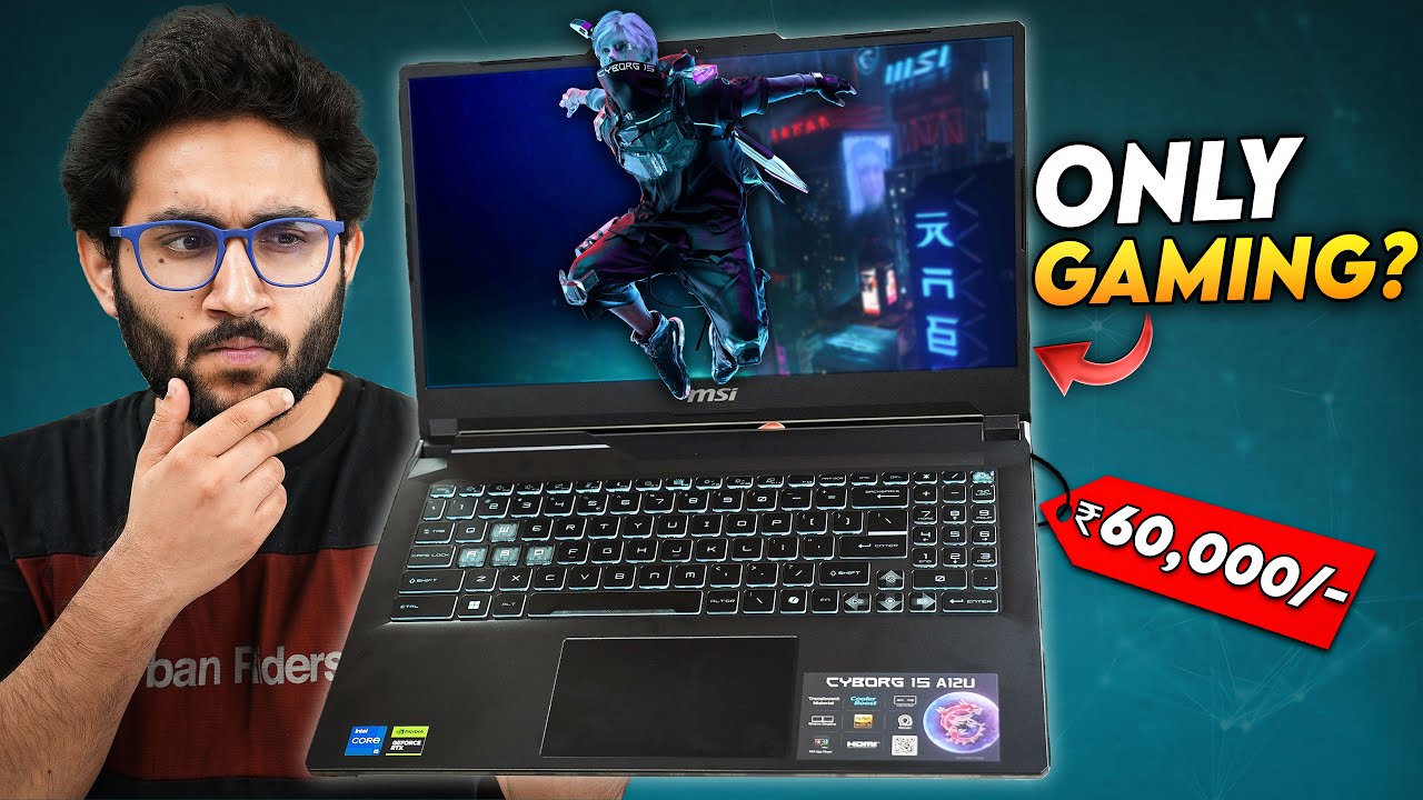 An Underpowered Gaming Laptop BUT... MSI Cyborg 15 | i5 12450H RTX 3050 (6GB) - YouTube