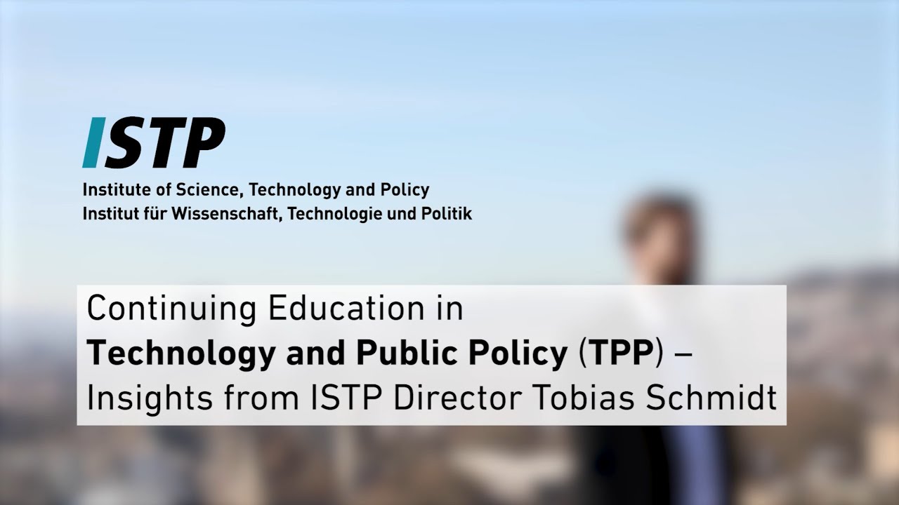 Technology and Public Policy – TPP Continuing Education Program at ETH ...
