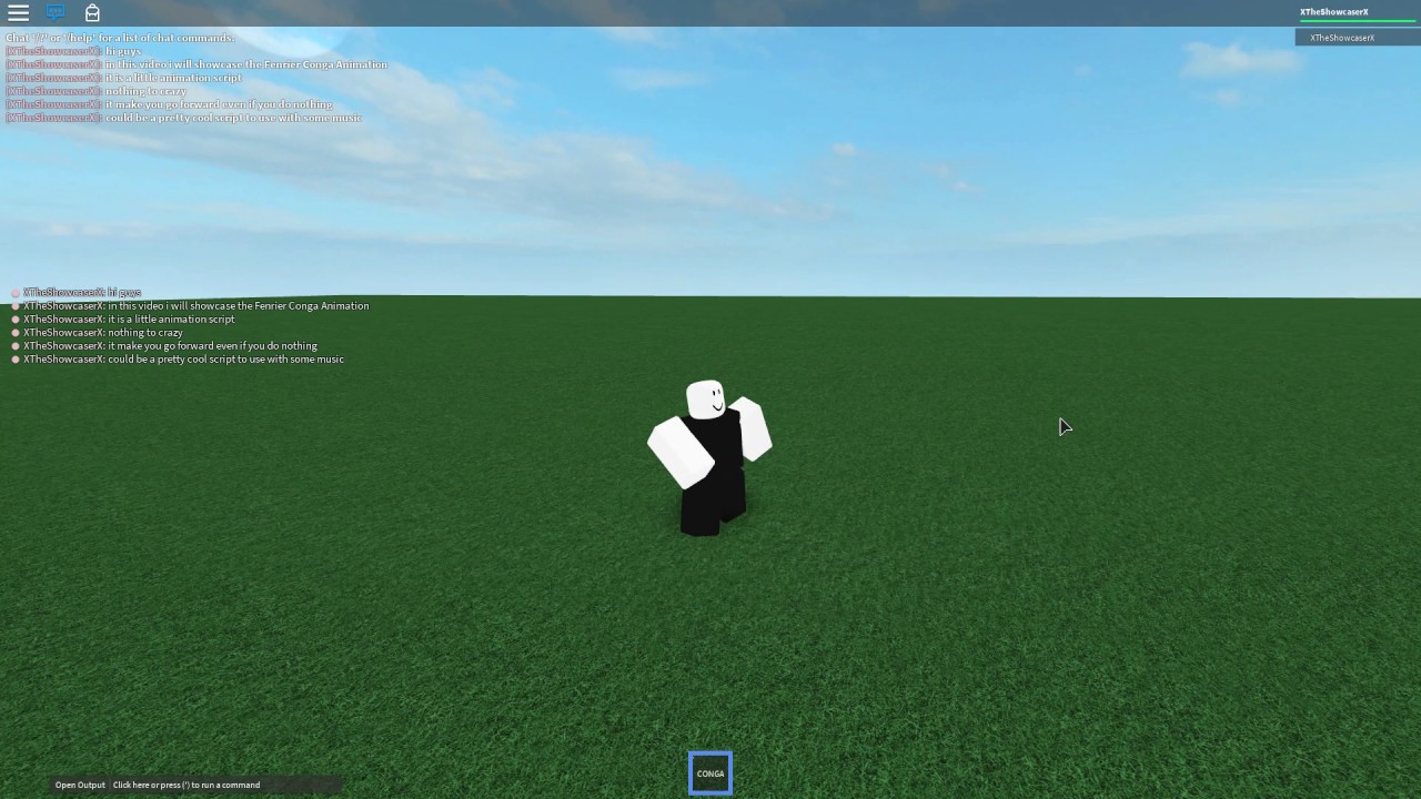 Roblox Script Showcase Episode#408/Fenrier Conga Animation - YouTube