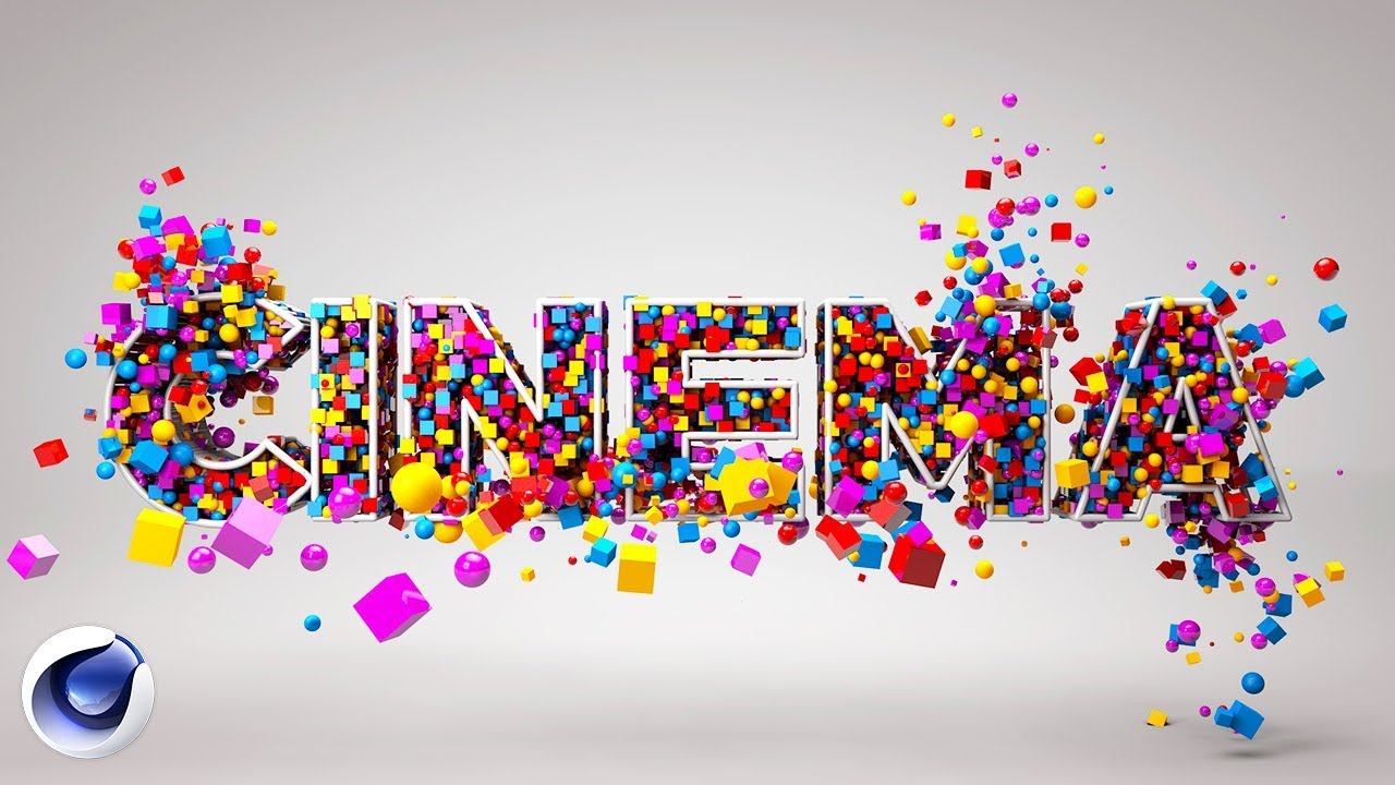 Cinema 4D Tutorial - Random & Fancy Text Effect - YouTube