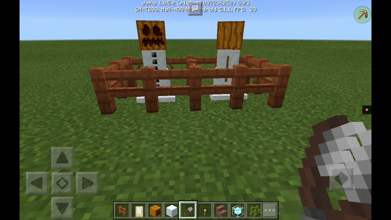 Derpy Snowman on Pocket Edition - YouTube