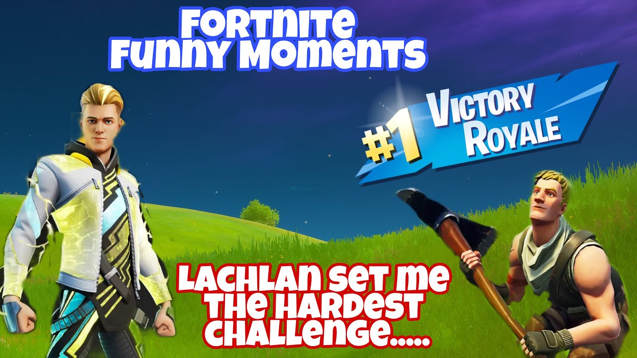 Lachlan Gave Me The Hardest Fortnite Challenge Ever! *Funny Moments ...