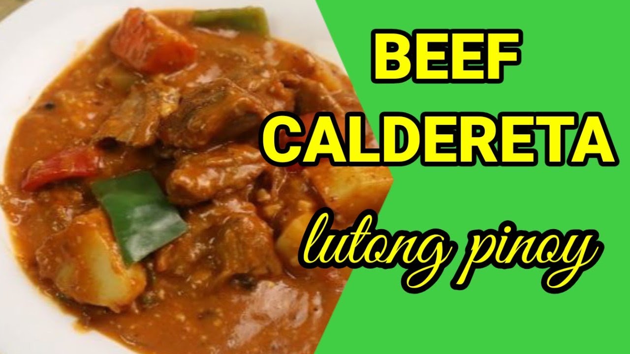 HOW TO COOK BEEF CALDERETA MY OWN VERSION - YouTube