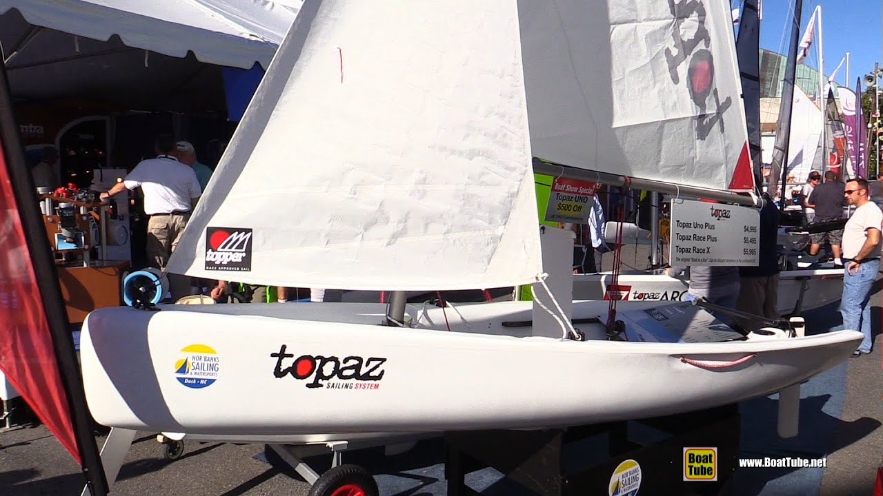 2016 Topaz Uno Sailing Boat - Walkaround - 2015 Annapolis Sail Boat ...