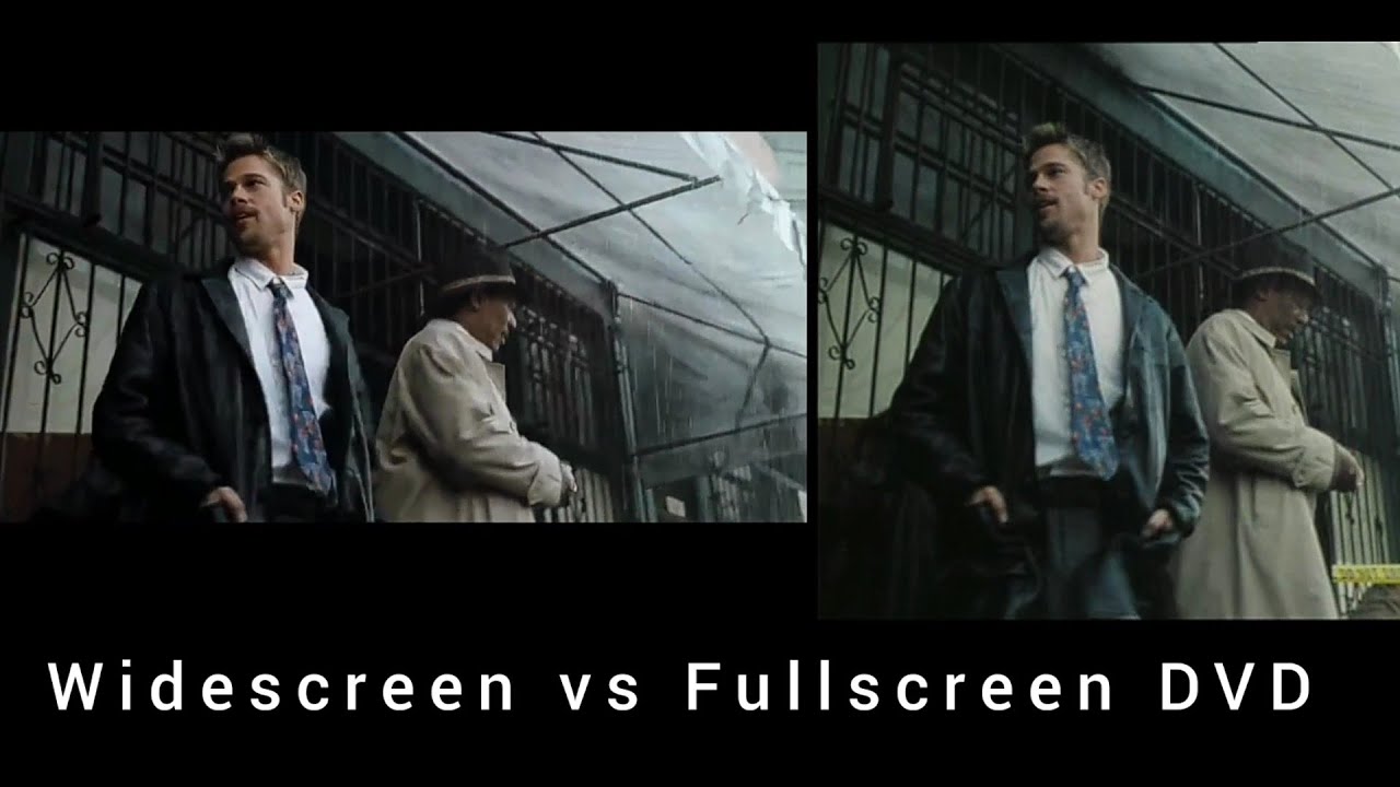 se7en 1995 widescreen vs fullscreen dvd aspect ratio comparison 1 - YouTube
