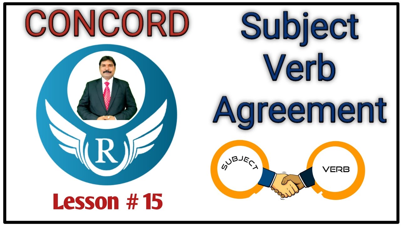 Subject Verb Agreement || Concord || RU English Grammar || Raman ...