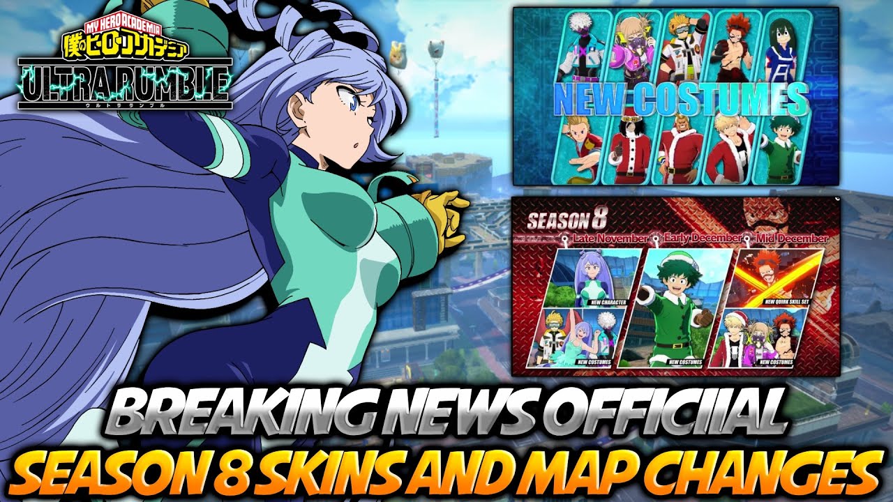 *OFFICIAL SEASON 8 ROADMAP* + NEW MAP CHANGES AND SKINS IN MY HERO ...