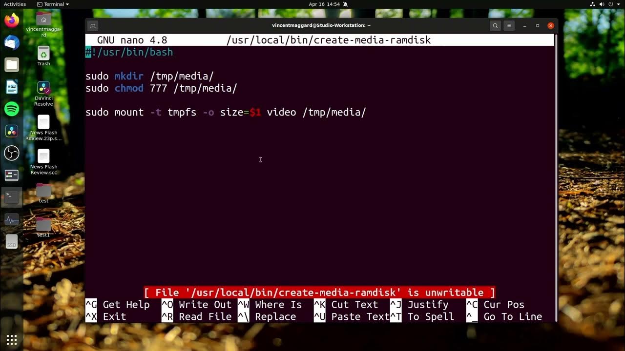 Linux How-To | Creating A RAM Disk - YouTube