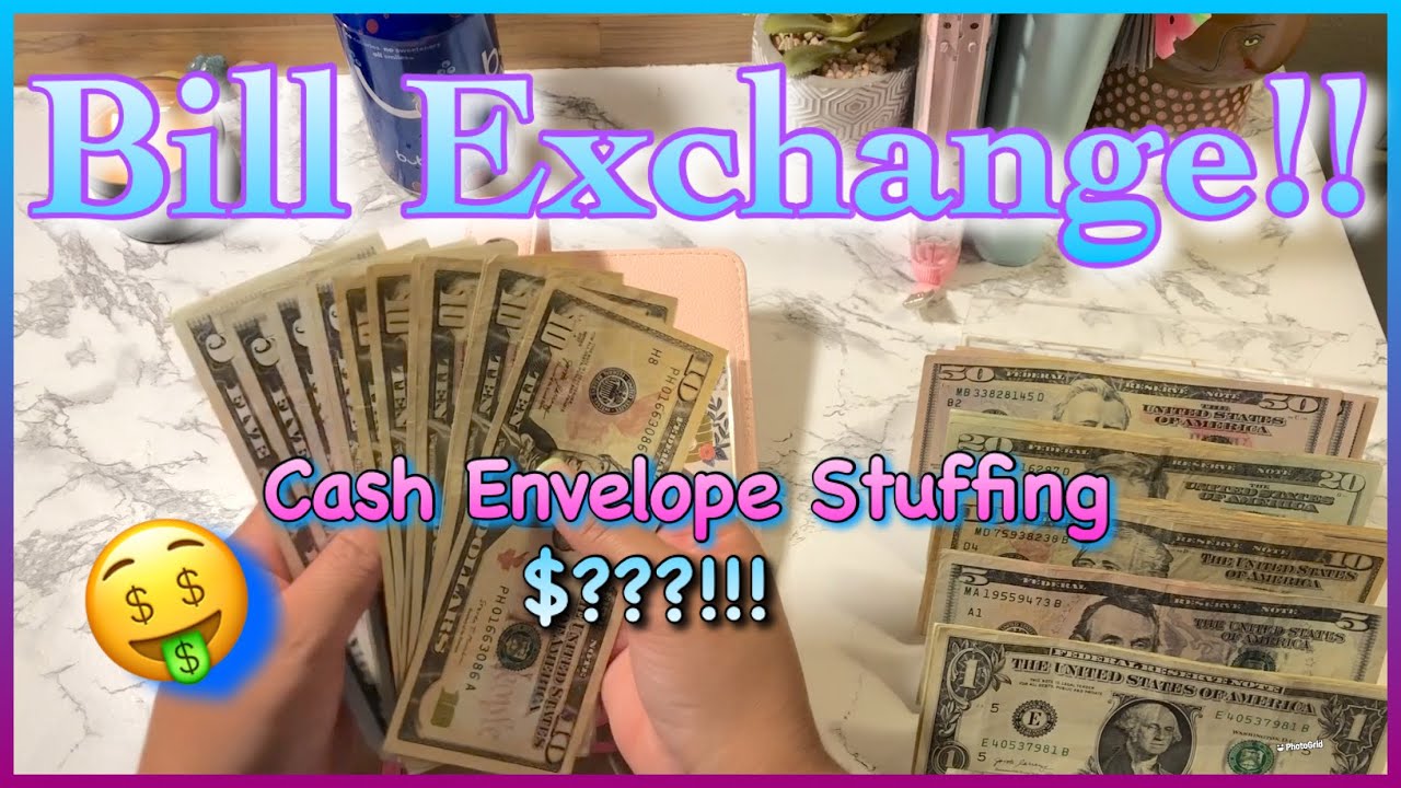 Cash Envelope Bill Exchange 💸$???💸| Condensing My Sinking Funds | Bill ...