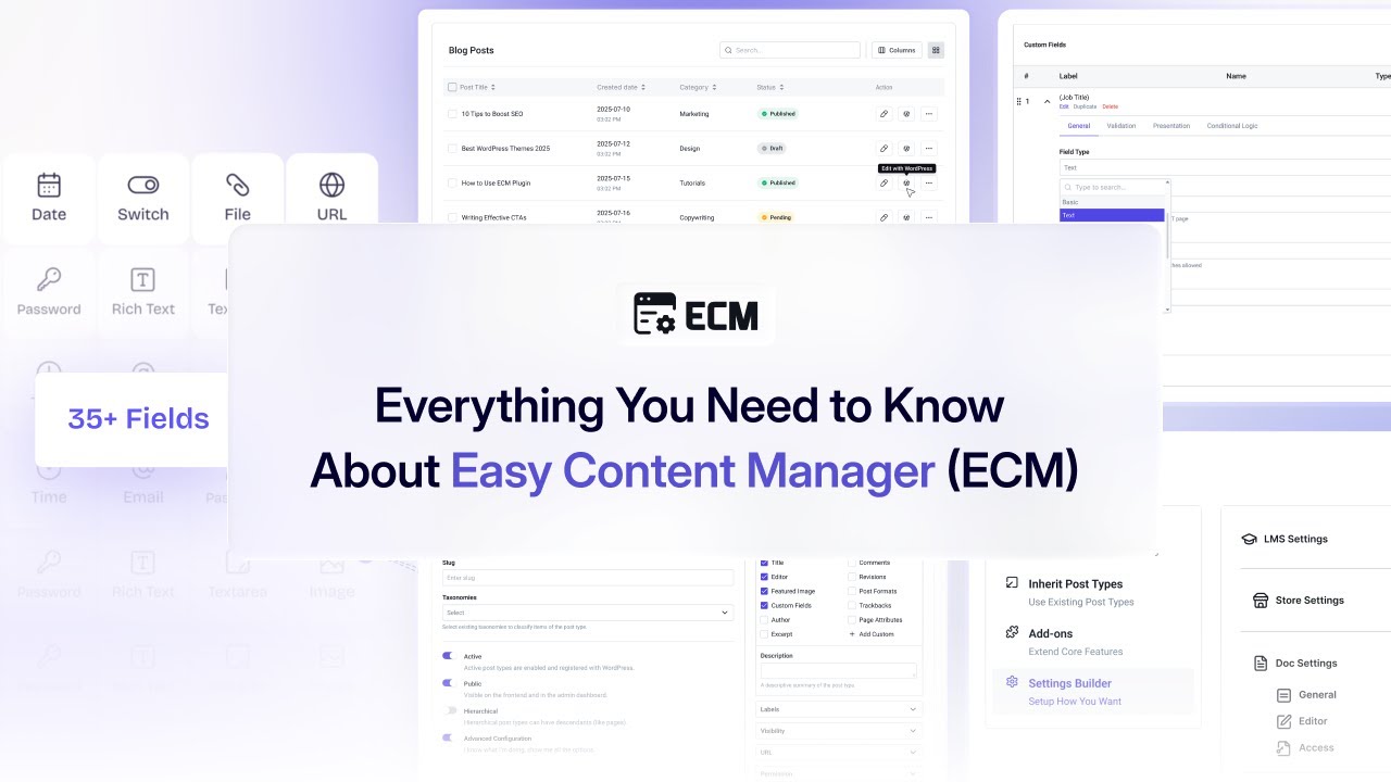 Everything You Need to Know About Easy Content Manager (ECM) - YouTube