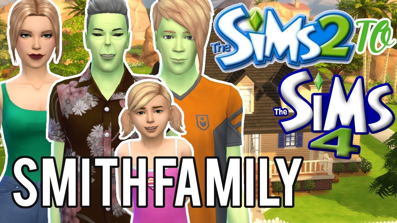 TS2 SMITH FAMILY // THE SIMS 4: CAS & SPEED BUILD - YouTube